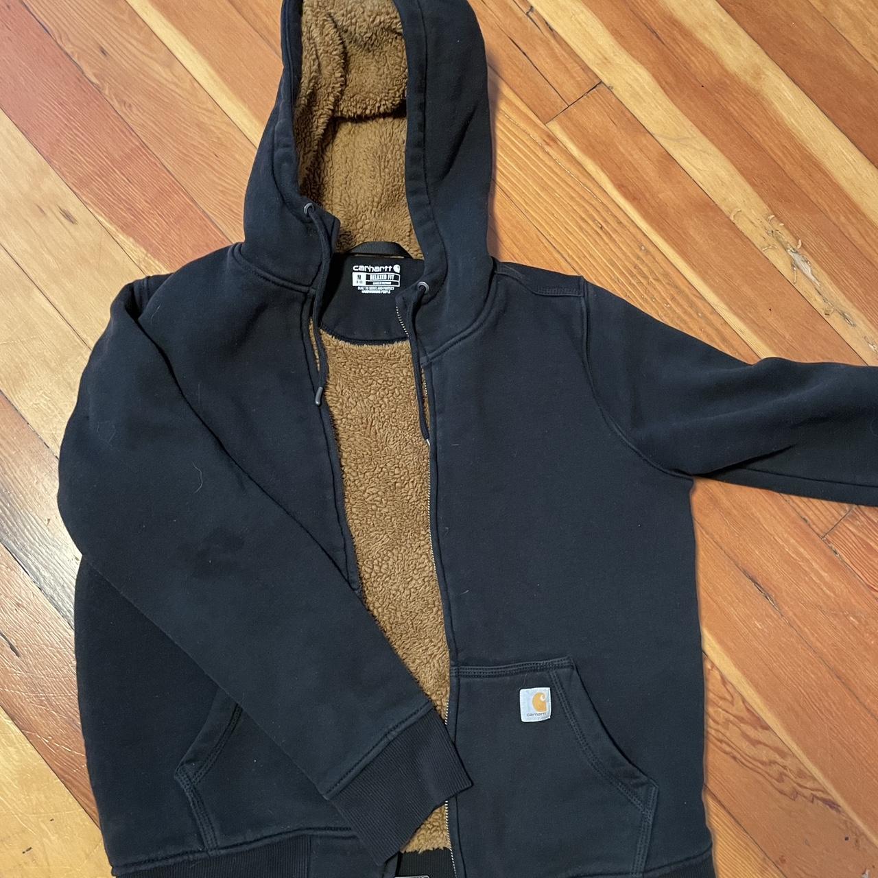 Carhartt jacket M relaxed fit Furry on the inside... - Depop