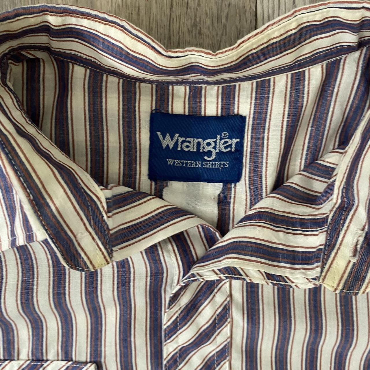 Vintage wrangler button up #wrangler #cowboy... - Depop