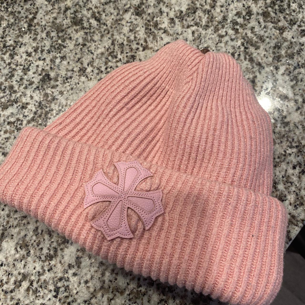pink ch beanie - Depop