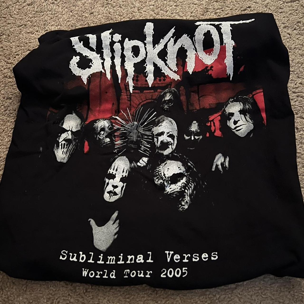 Slipknot world tour Shirt #slipknot #bandtee - Depop