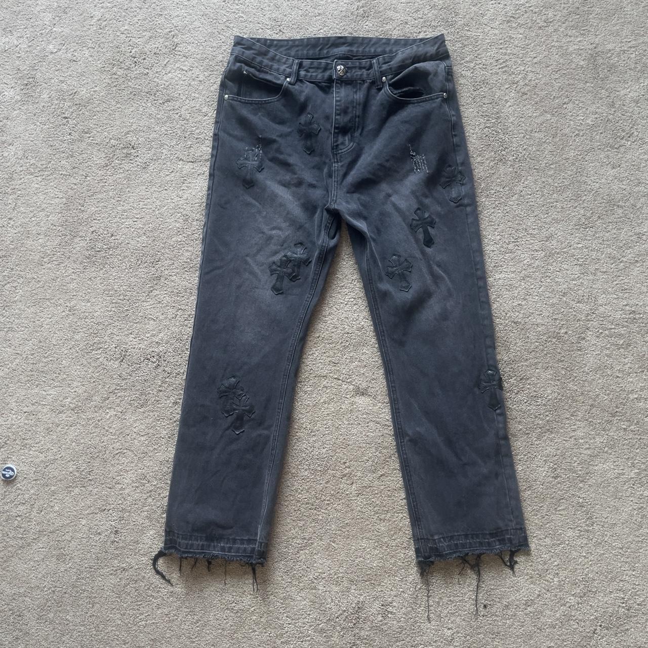Chrome Hearts REP jeans - Depop