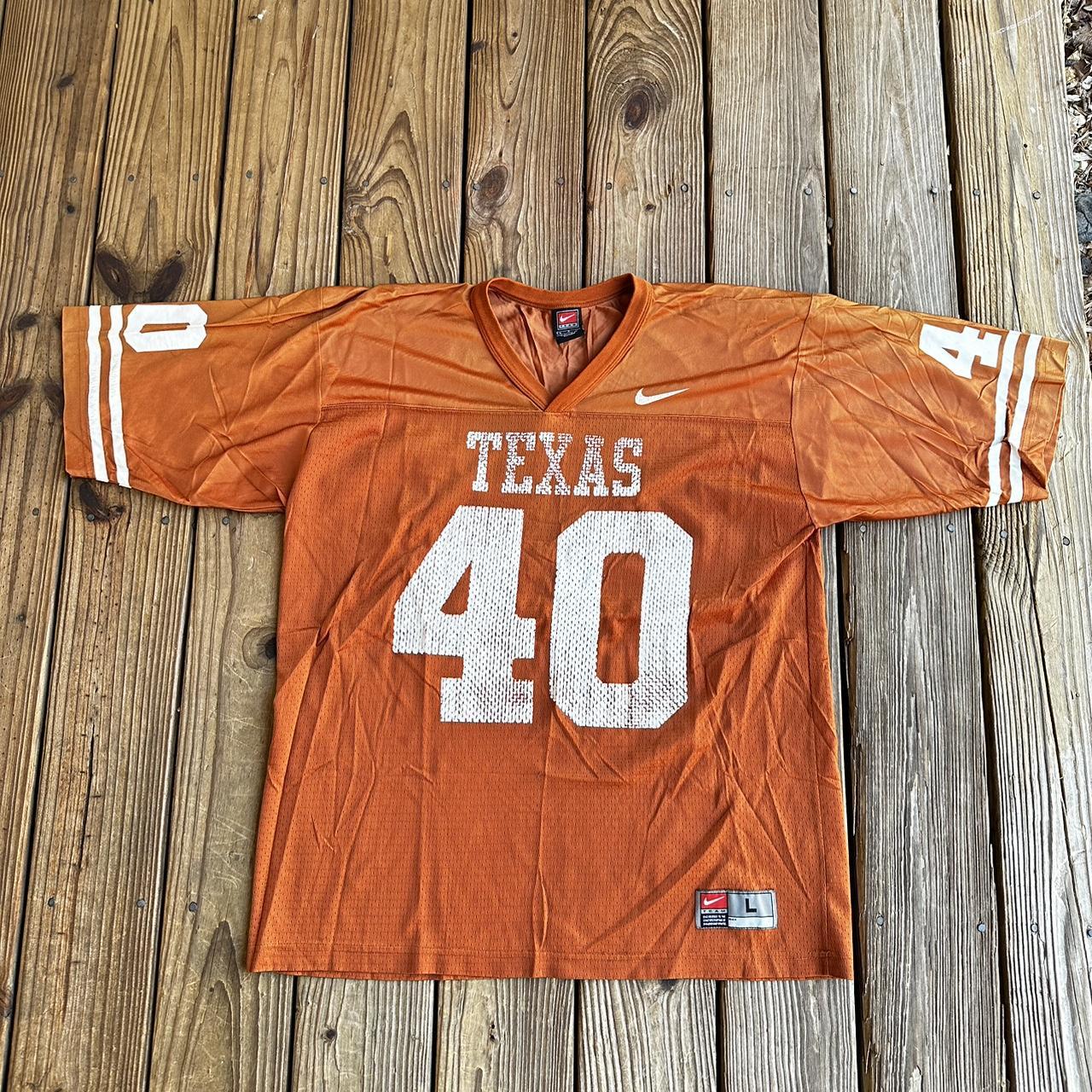Vintage 90s Nike Texas Football Jersey #40 Size... - Depop
