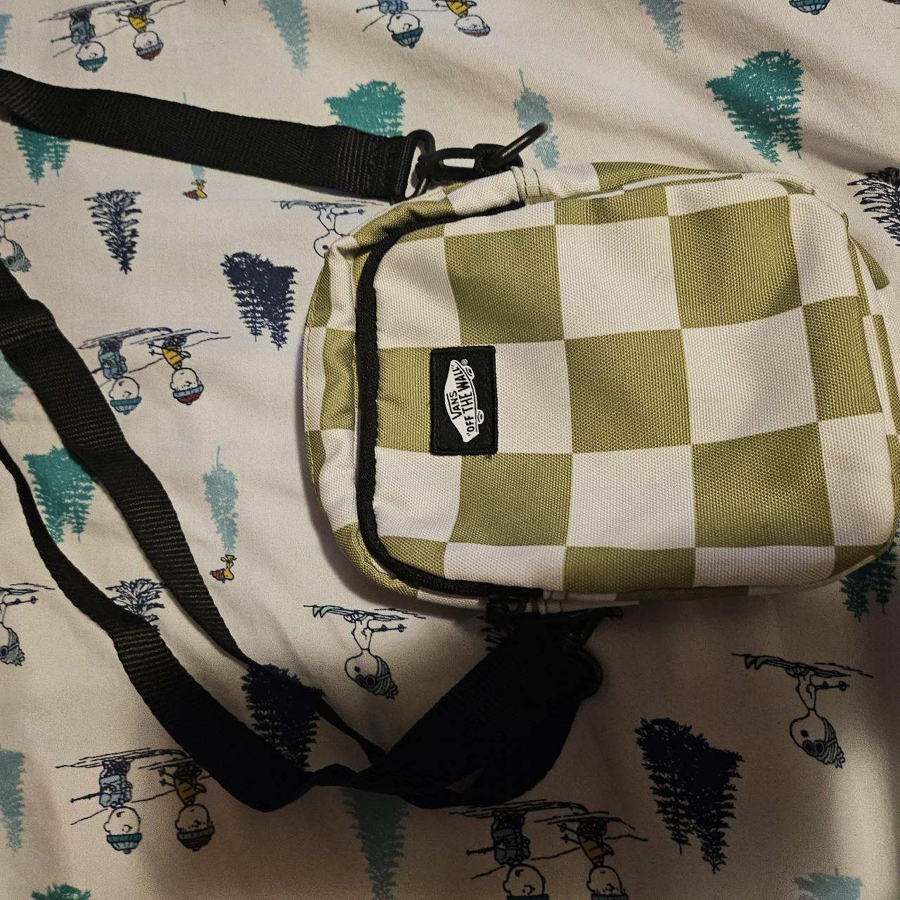 Checkered green vans bag ! Used a few times pretty... - Depop
