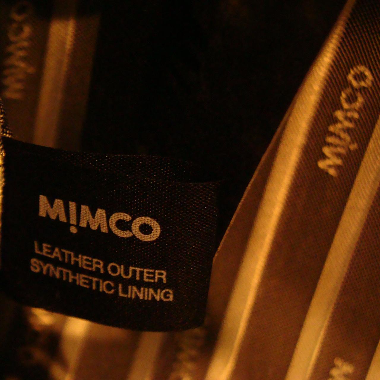 New Mimco Leather Handbag with Dust Cover & Classic... - Depop