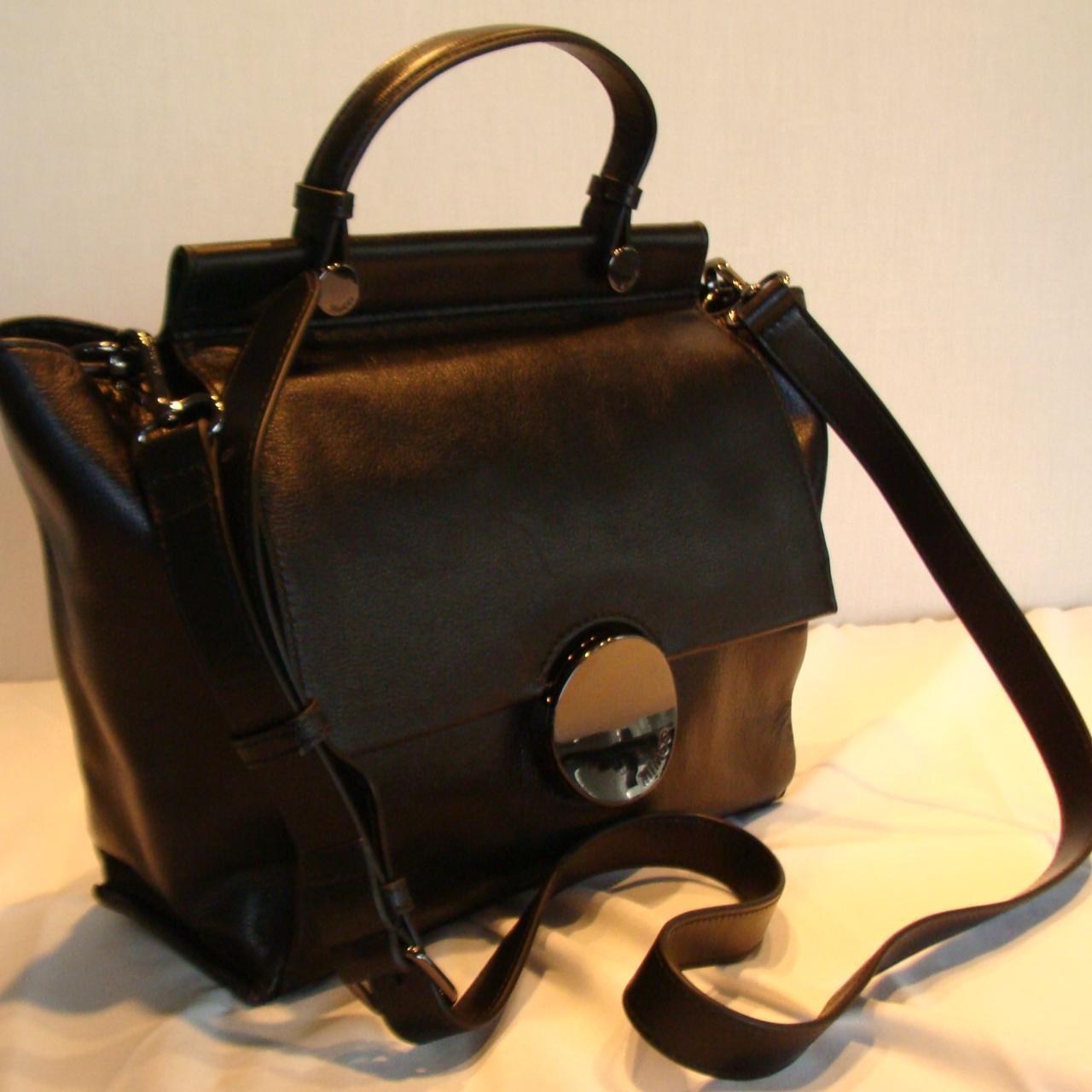 New Mimco Leather Waver Tote Handbag with Dust Cover... - Depop