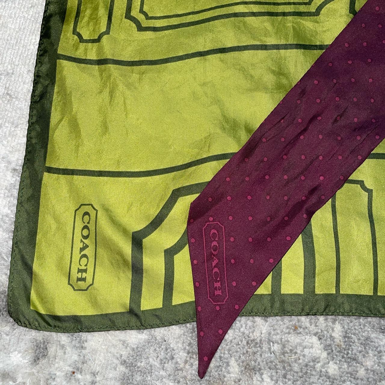 Beautiful vintage Coach silk scarf and necktie .... - Depop