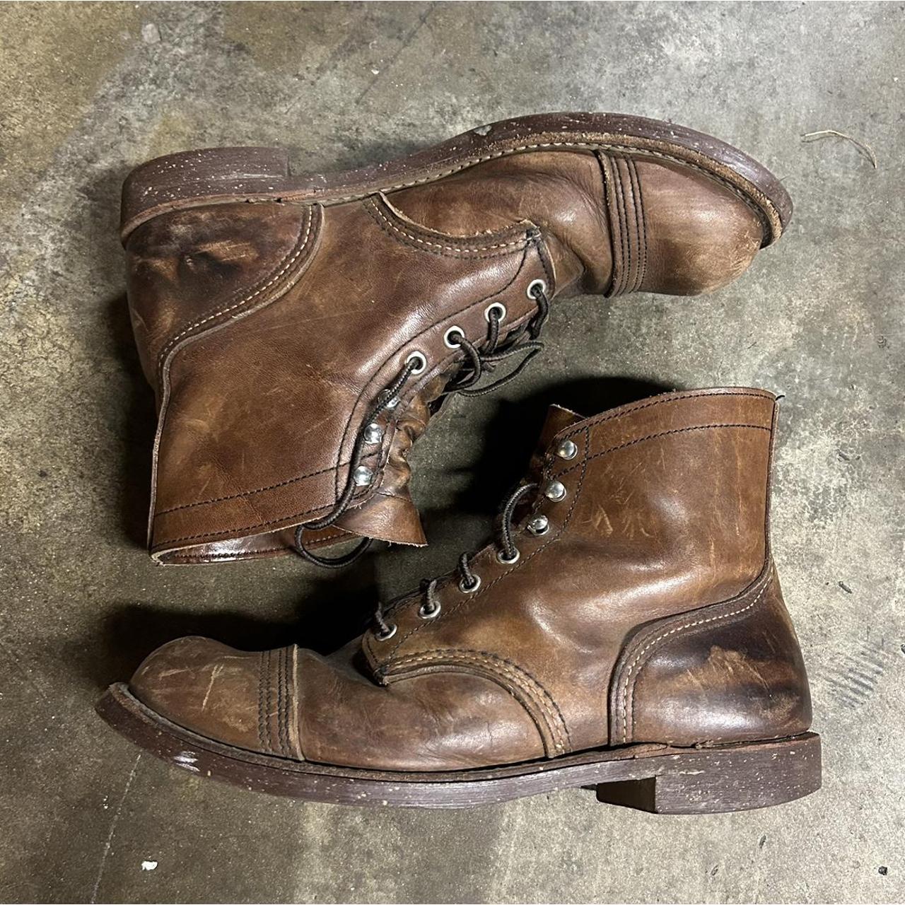 Vintage Red Wing Iron Rangers Size: 9.5D #redwings... - Depop