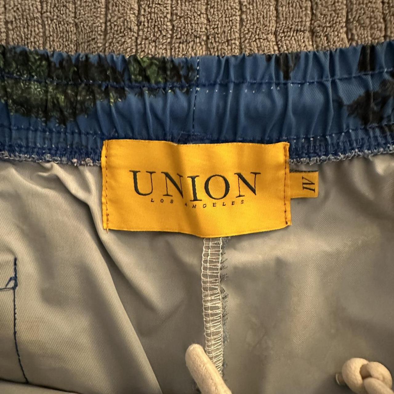 Union Men’s Blue Bathing Suit Swim Trunks Size XL - Depop