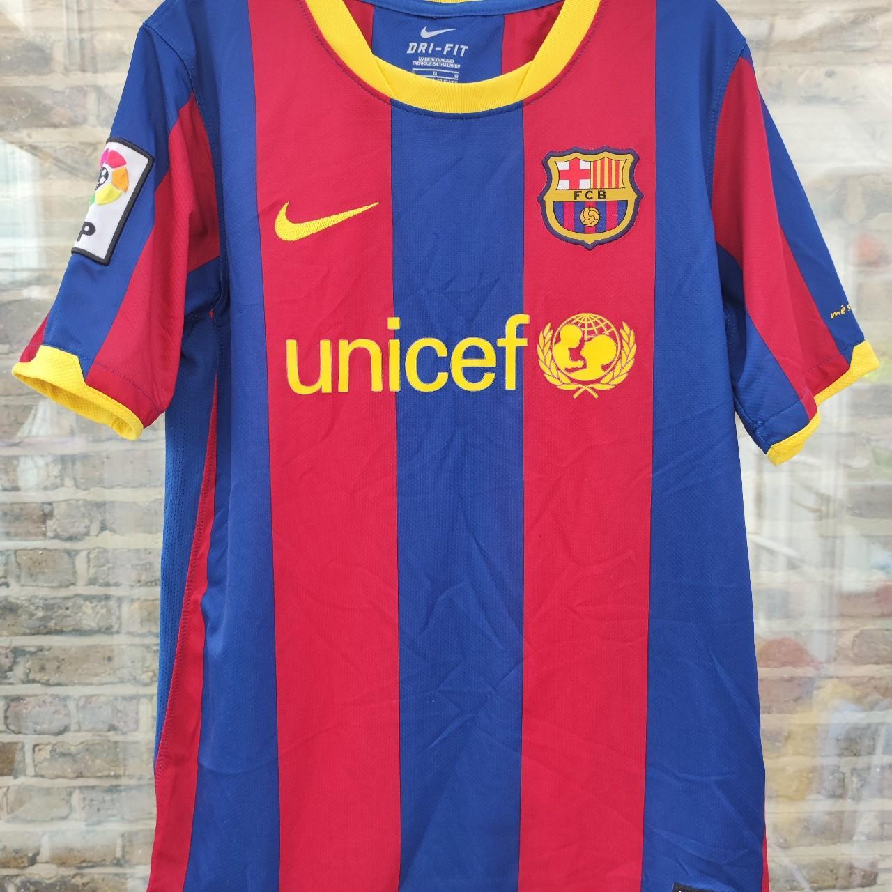 Barcelona Home 2010/11 Football Kit Size Kids L The... - Depop