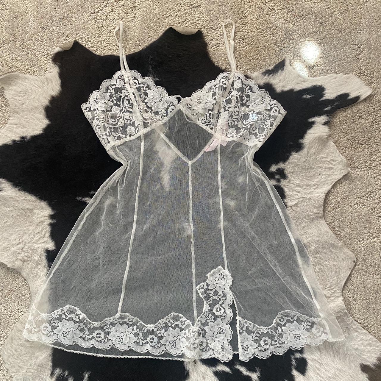 Victoria's Secret Women's White Dress | Depop