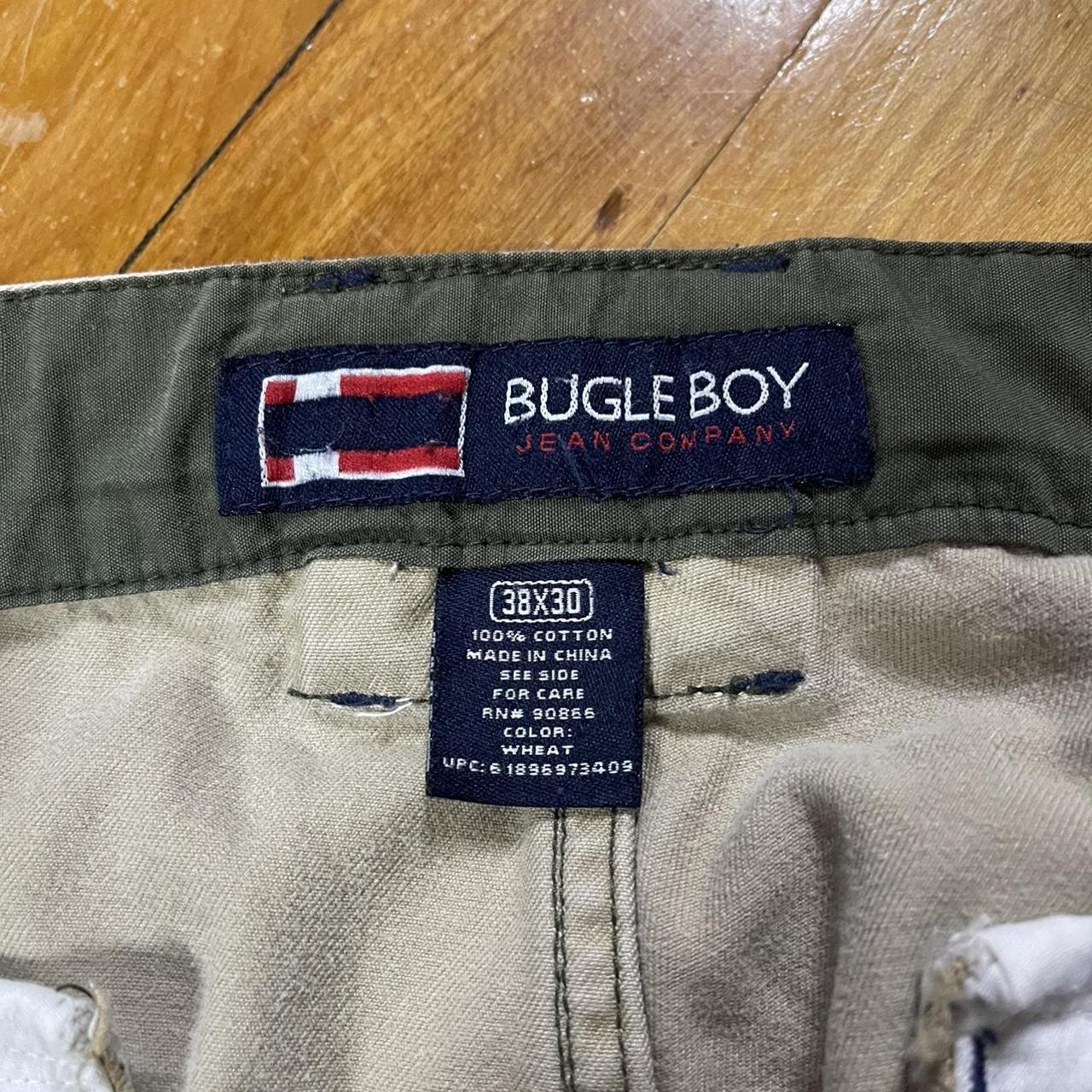 Vintage y2k bugle boy brand khaki cargo pants tagged... - Depop