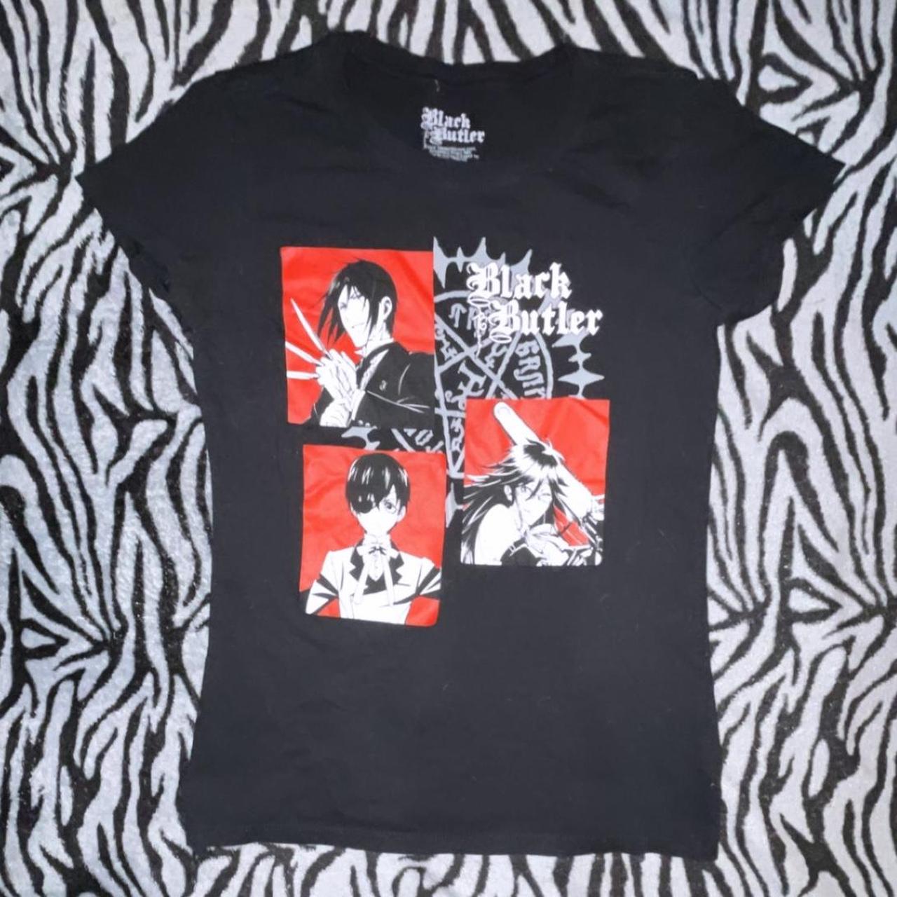 Hot Topic Black Butler tshirt ^_^ rarely worn- great... - Depop