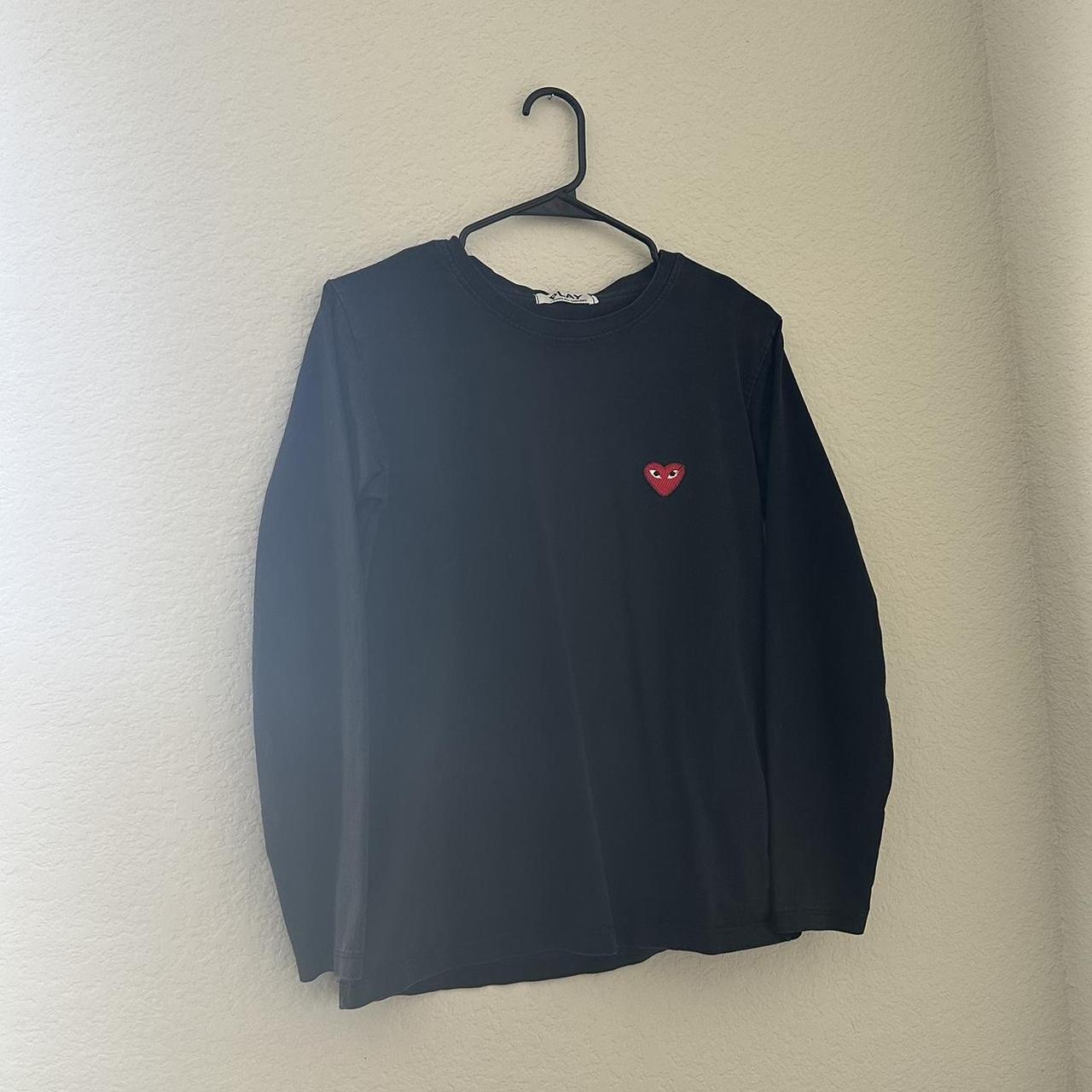 CDG women’s long sleeve fits like small/good... - Depop