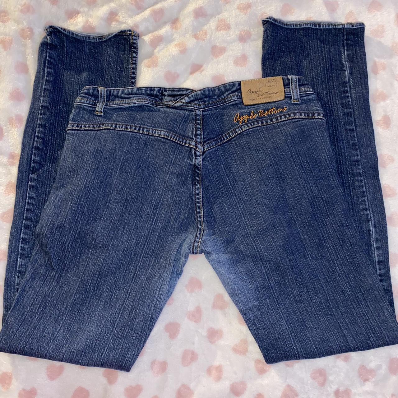 Iconic low rise Apple bottom jeans🍎 In perfect... - Depop