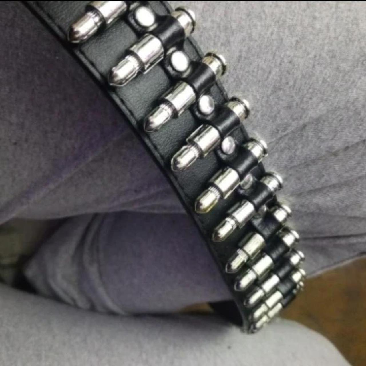 Studded bullet belt Belt Lengths - 100cm 105cm... - Depop