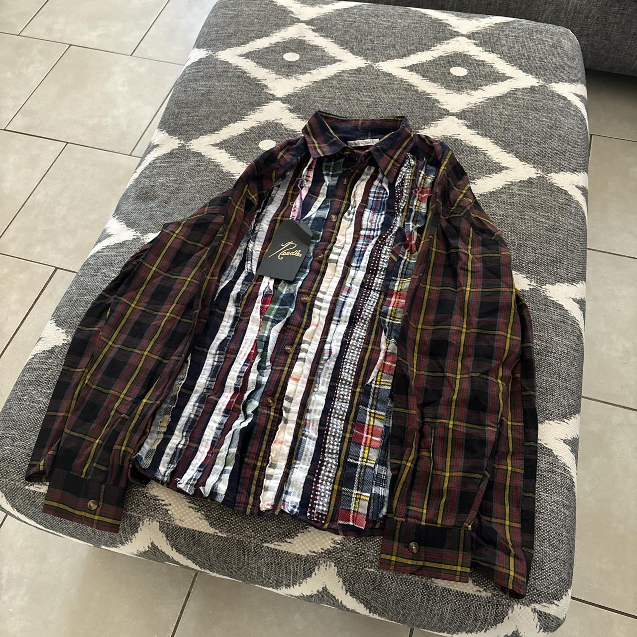 needles rebuild flannel - Depop