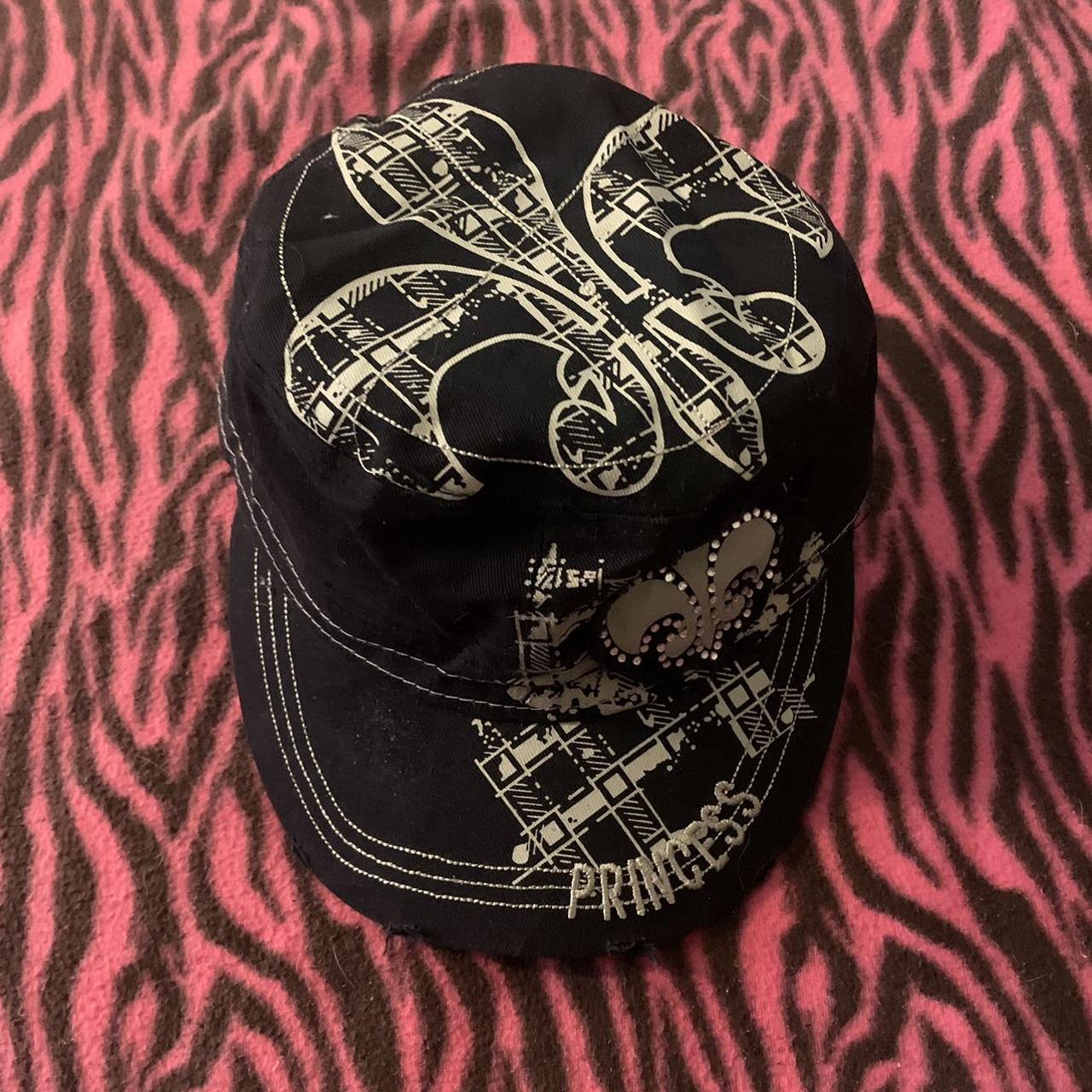 y2k hat #y2k #bling #mcbling #emo - Depop
