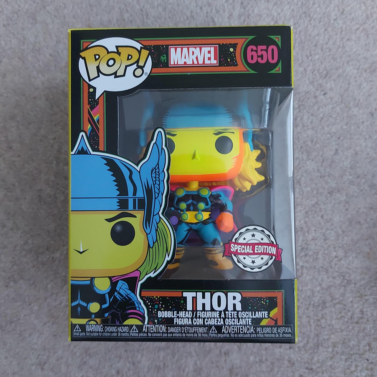 Thor funko pop Special edition black light Never... - Depop