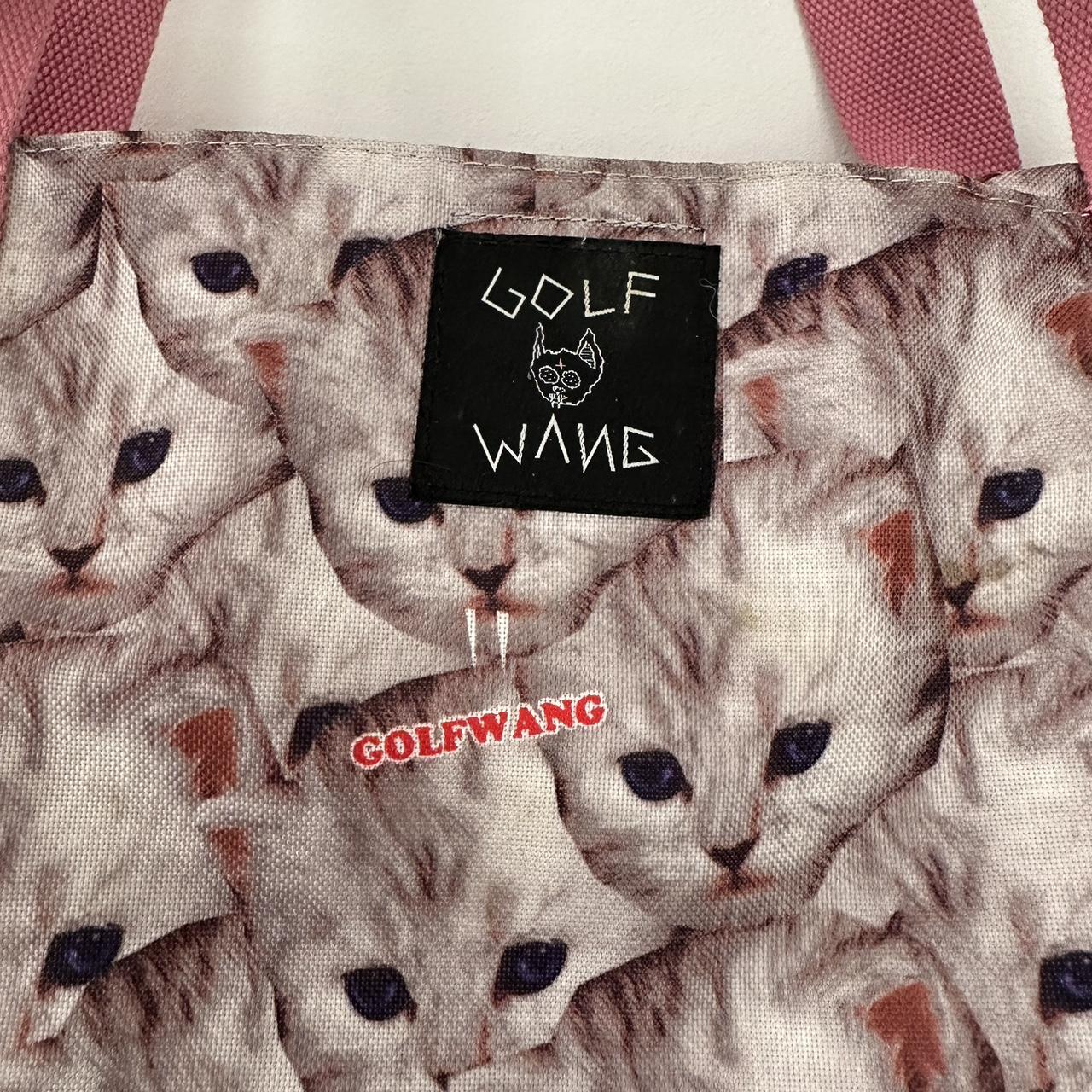 Golf Wang all over cat print duffel Very very rare... - Depop
