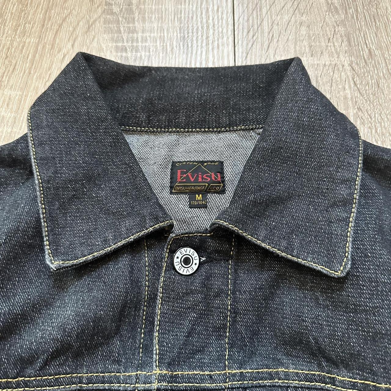Evisu denim jacket Mighty Evisu selvedge denim... - Depop