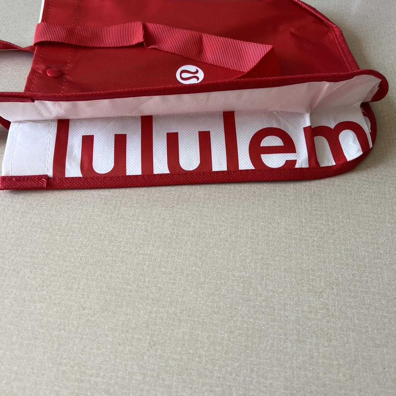 Red Lululemon sports bag - Depop