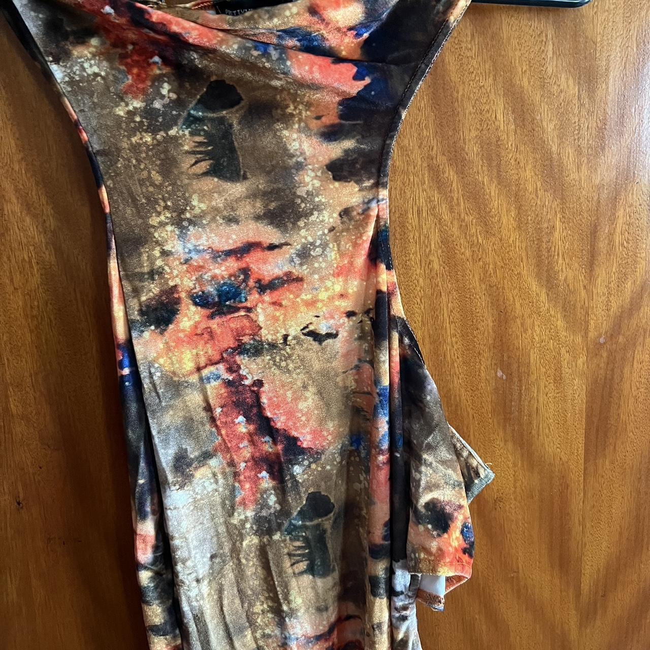 PLT Full body cutout multi color dress #plt #dress... - Depop