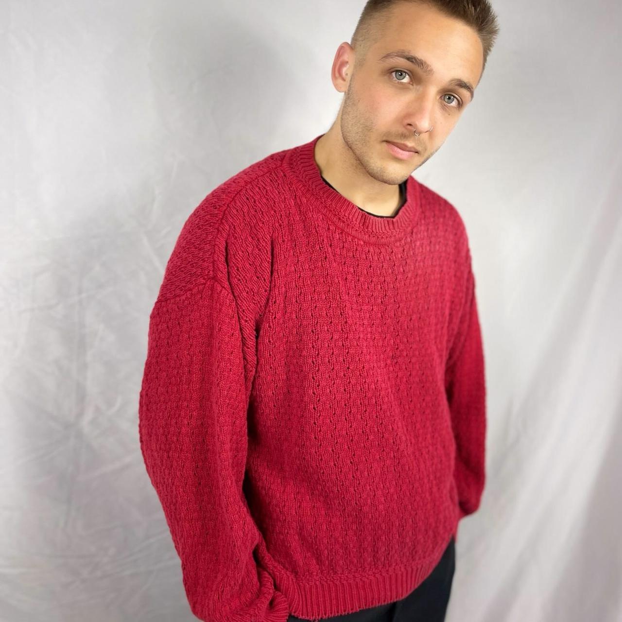 Studio Men's Red Jumper | Depop