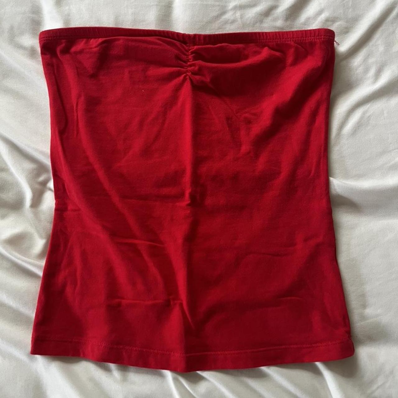 red tube top - Depop