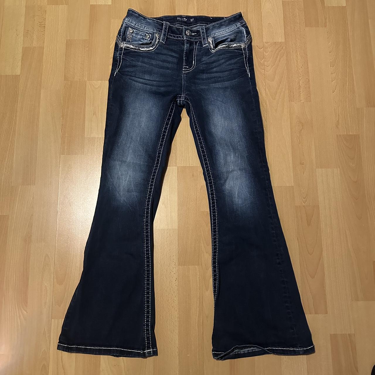 miss me flare jeans Size 27 but fits larger 30”... - Depop