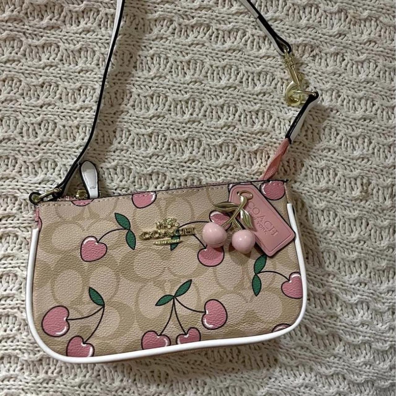 Coach cherry bag - Depop
