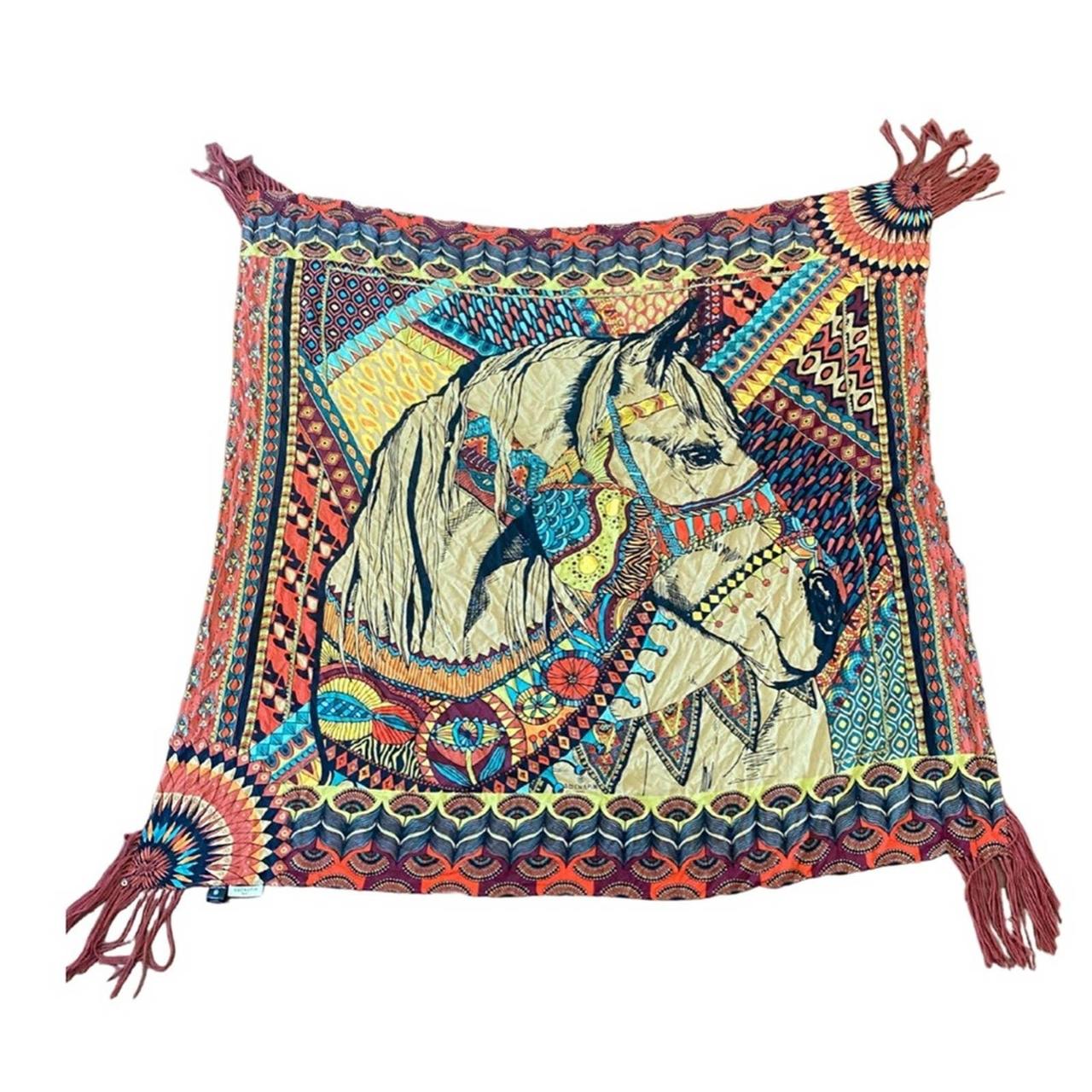Amenapih paris horse multi color acarf/ blanket... - Depop