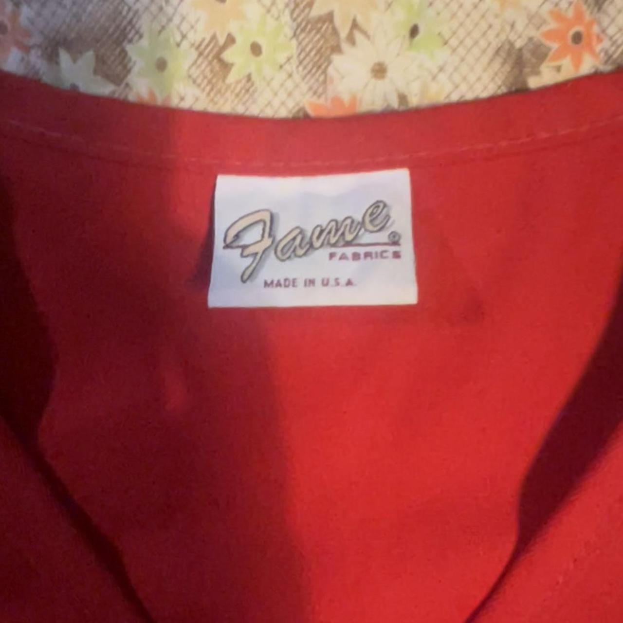 Women’s Red Buttton up Vest sz: women’s... - Depop