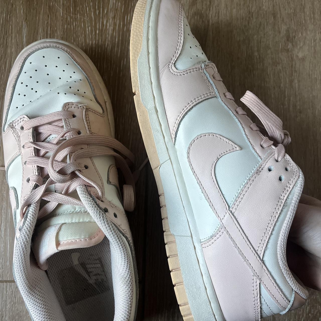 women’s nike dunks - orange pearl originally bought... - Depop