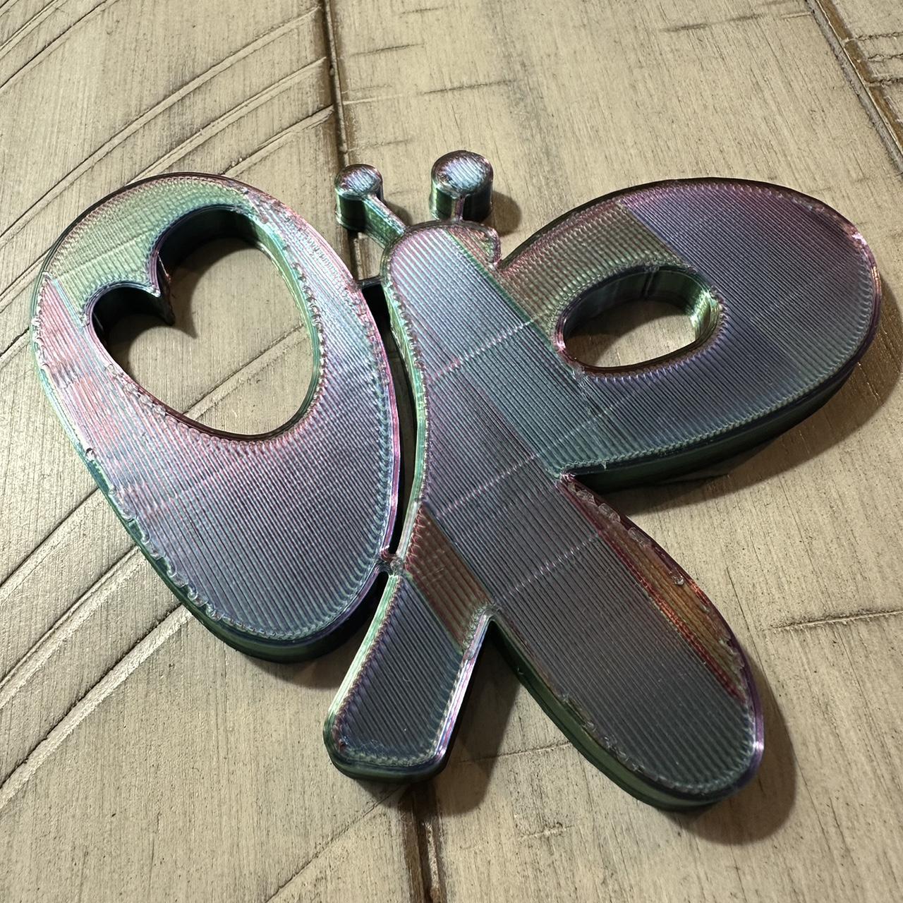 Olivia Rodrigo Butterfly Logo 3D Printed Decor Exact... - Depop