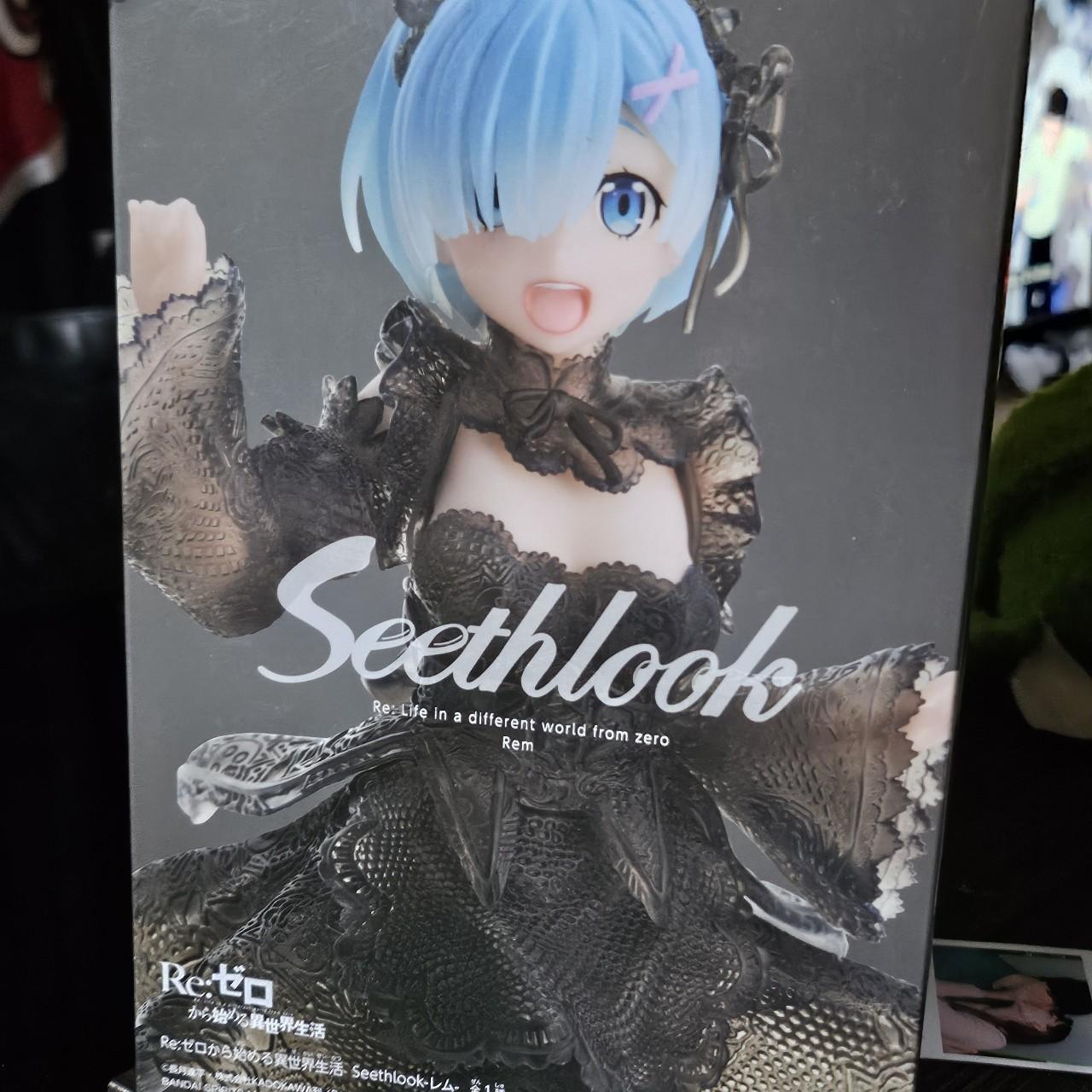 Re zero rem gothic lolita anime figure in box, open... - Depop