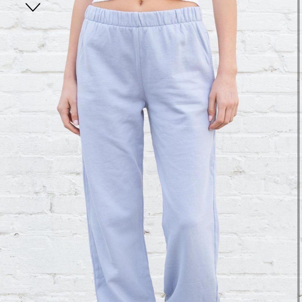 Light Blue Brandy Melville Rosa Sweatpants -brand... - Depop