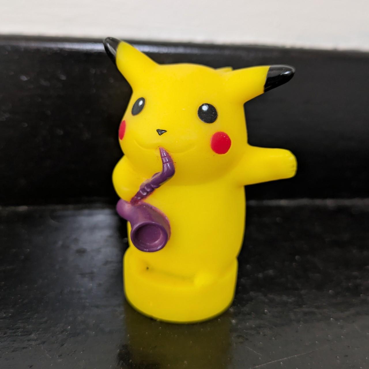Rubber Pikachu with Saxophone Pokemon Squishy... - Depop