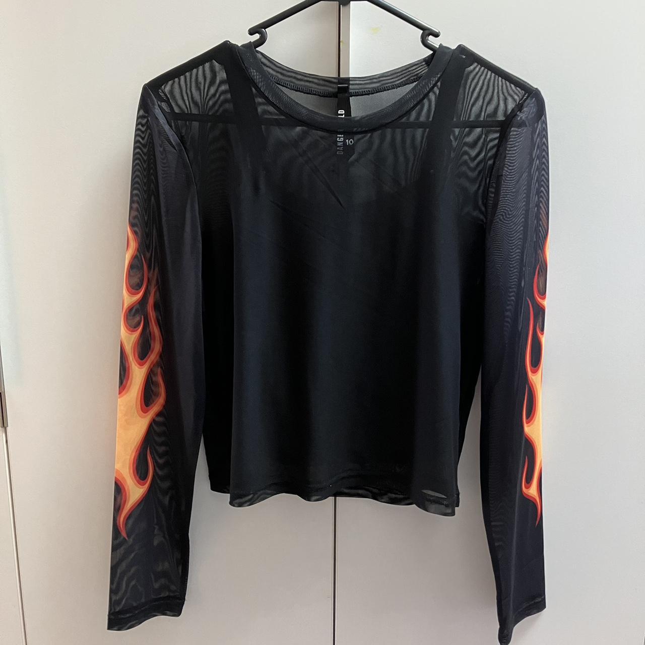 Dangerfield Mesh Top Matching Crop Top Set 🔥 Size Depop