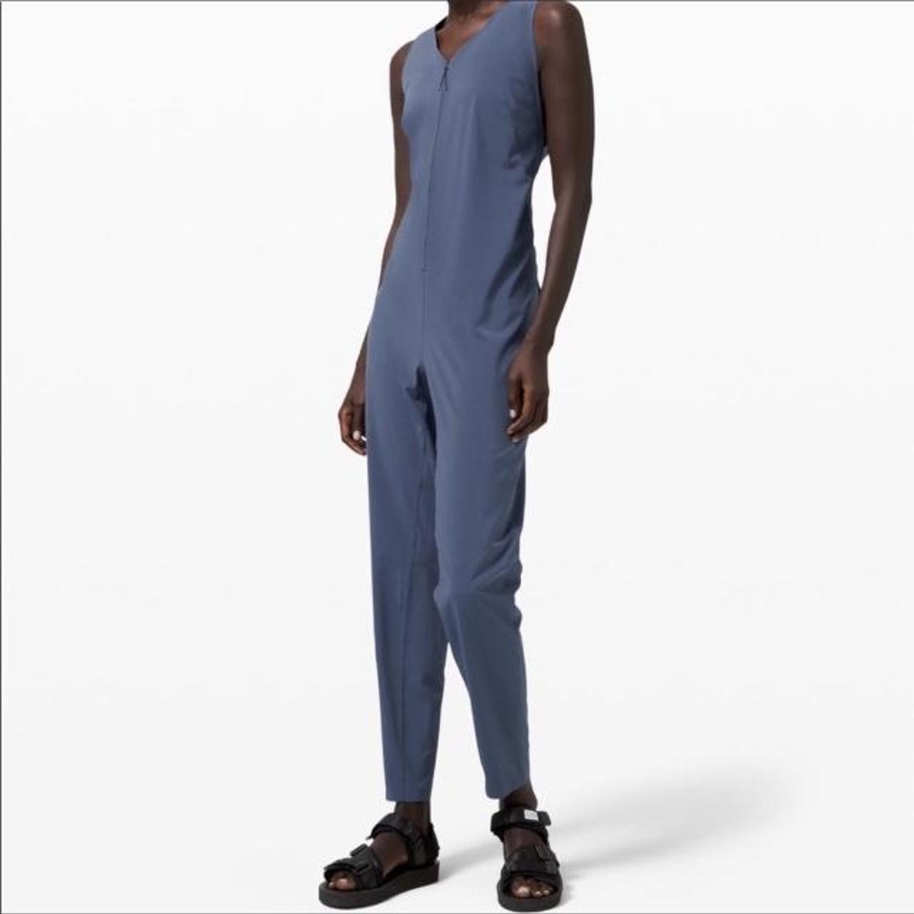 Lululemon The Lab Vindur Jumpsuit Charcoal... - Depop