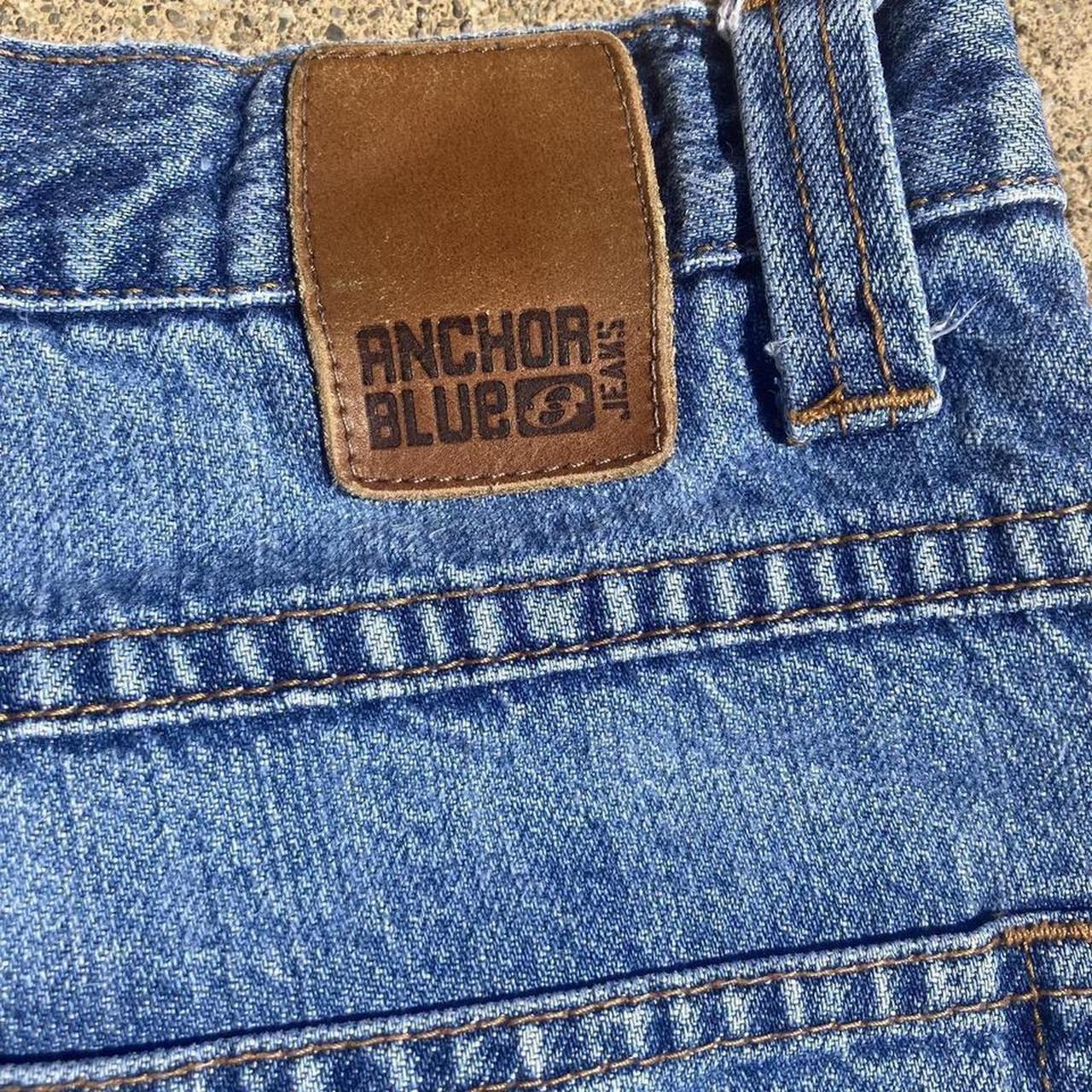 Anchor Blue Relaxed Jeans -size 33 x 30 -no stains... - Depop