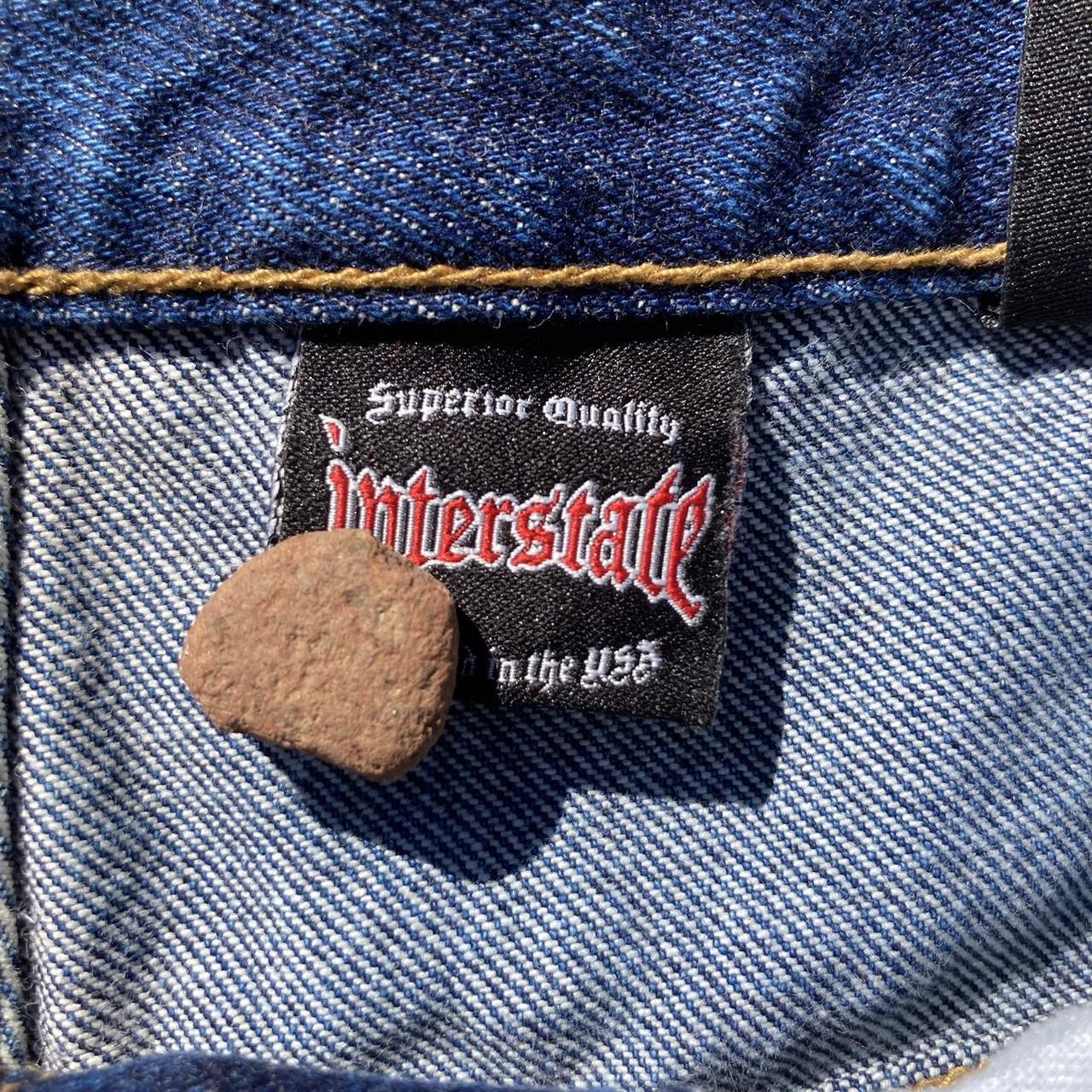 Interstate Jeans -tagged Sz 30 -measures 30x30 -leg... - Depop