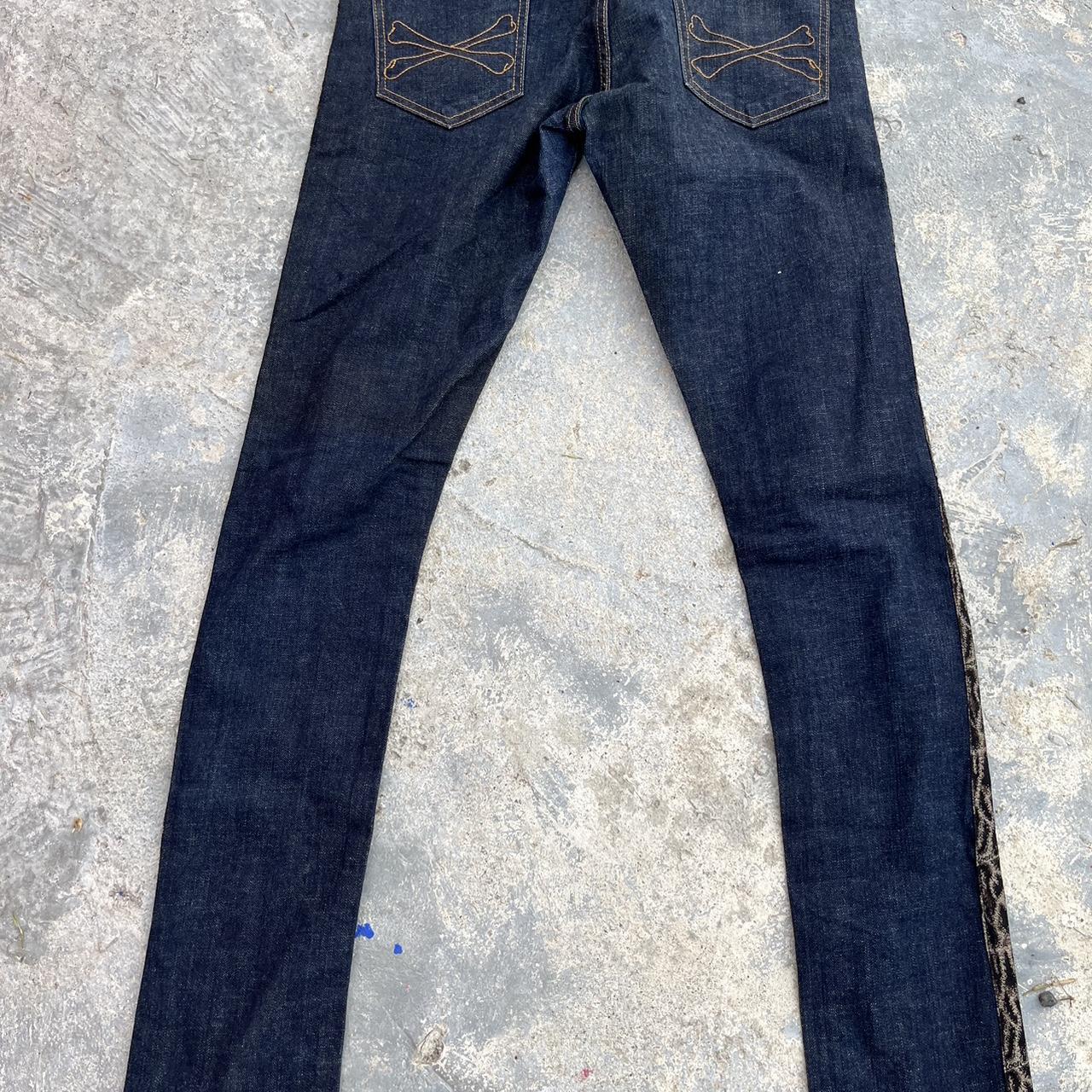 Vintage Roen Jeans Skulls Pants Waist 32... - Depop