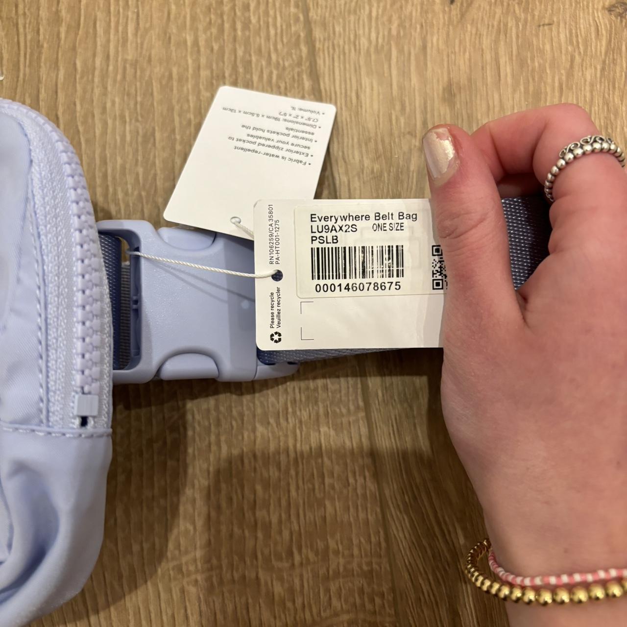!NOT SOLD ANYMORE! Pastel blue lululemon belt bag,... - Depop