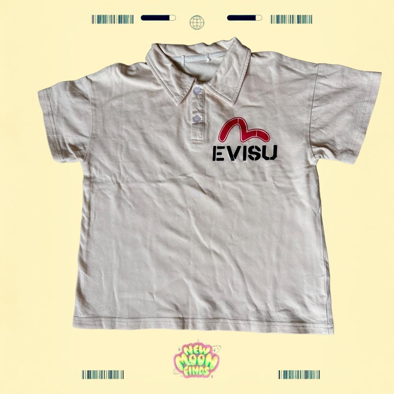 90s/y2k vintage Evisu Polo Size small tag missing... - Depop