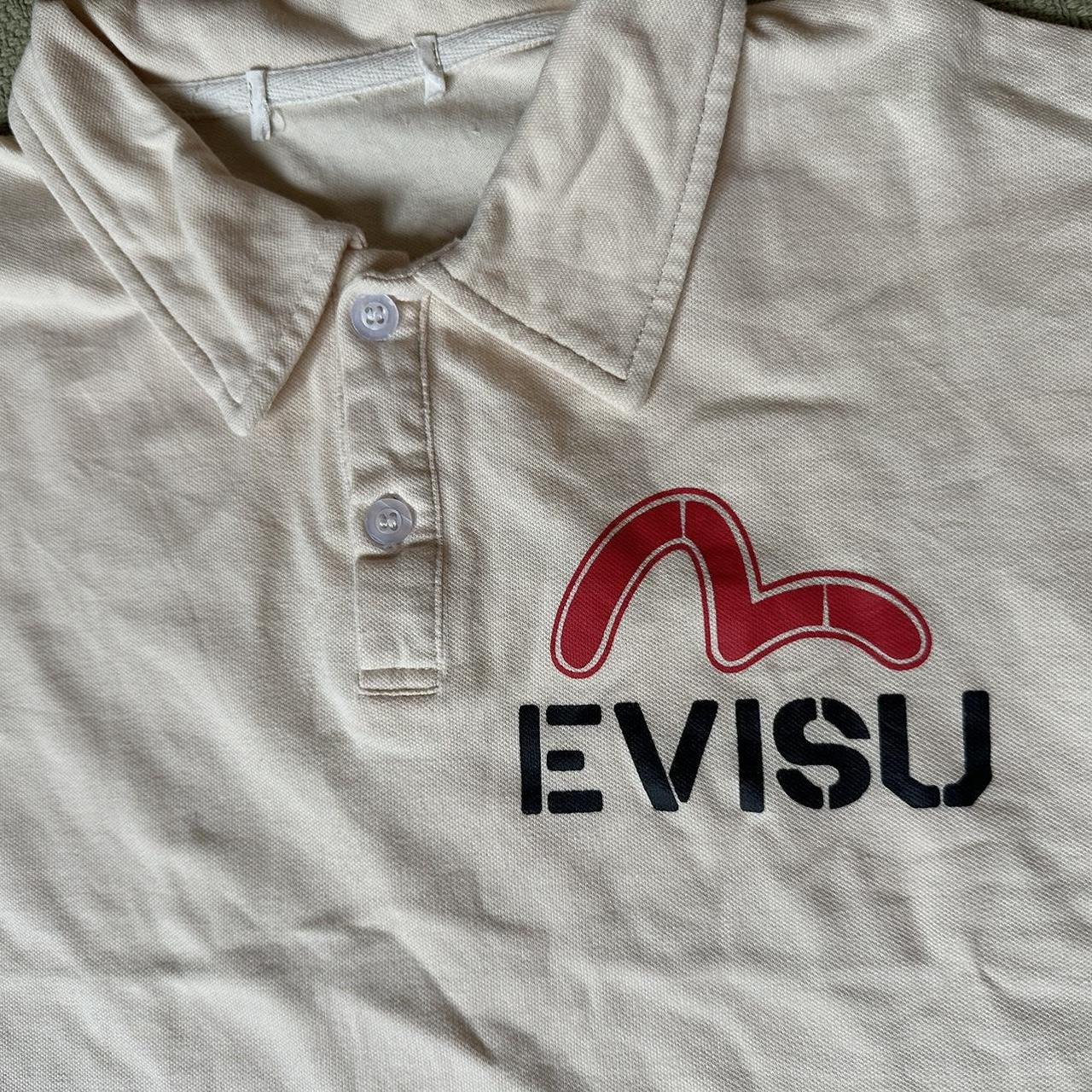 90s/y2k vintage Evisu Polo Size small tag missing... - Depop
