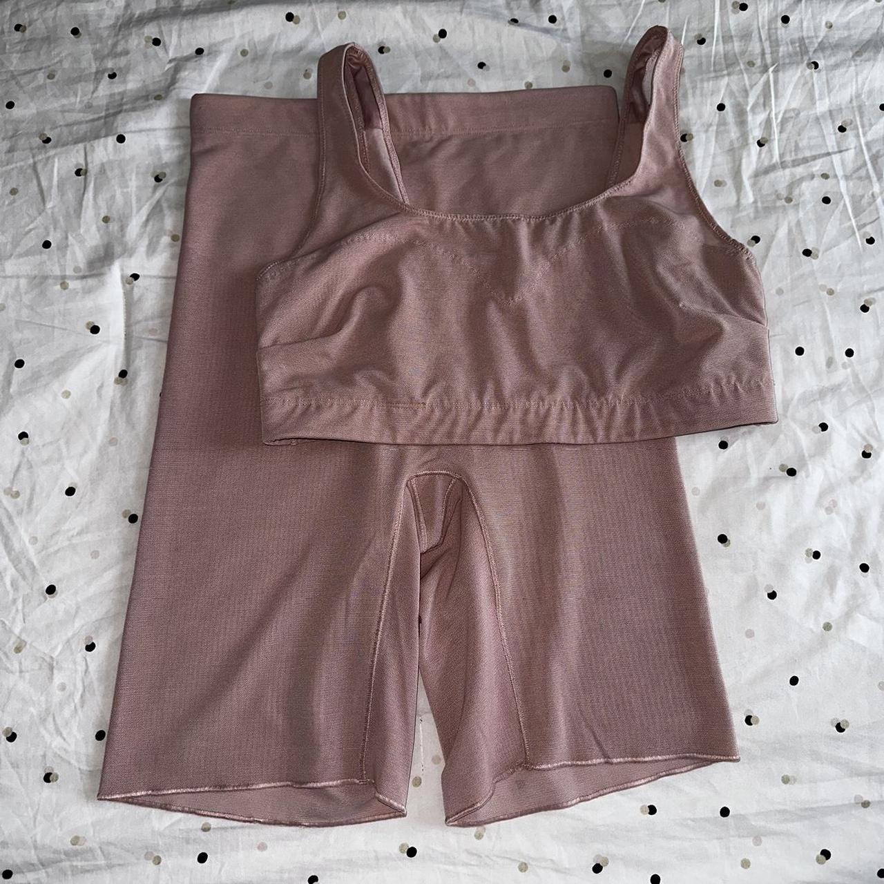 Skims Women's Pink Shapewear | Depop