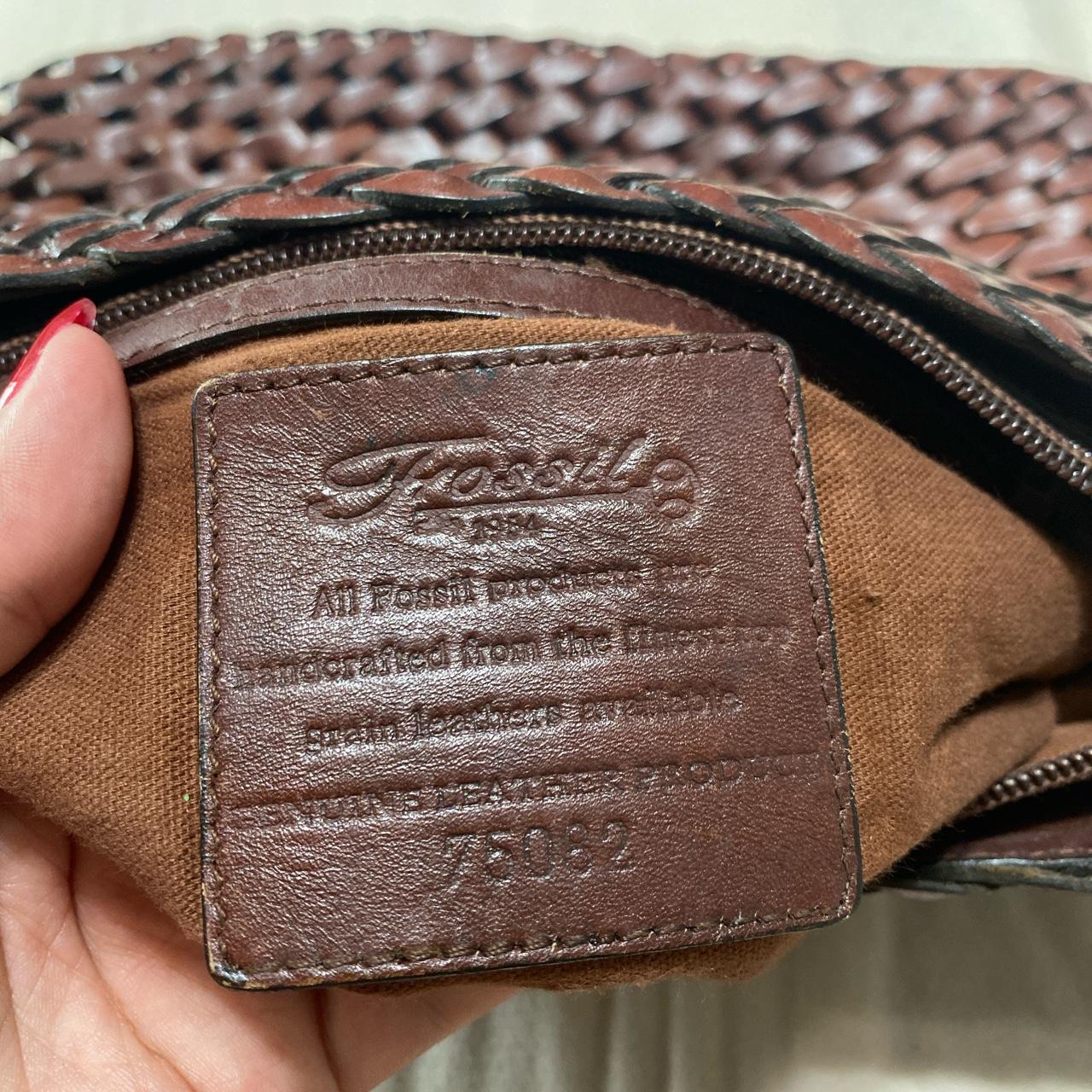 Fossil Women's Tan and Brown Bag | Depop