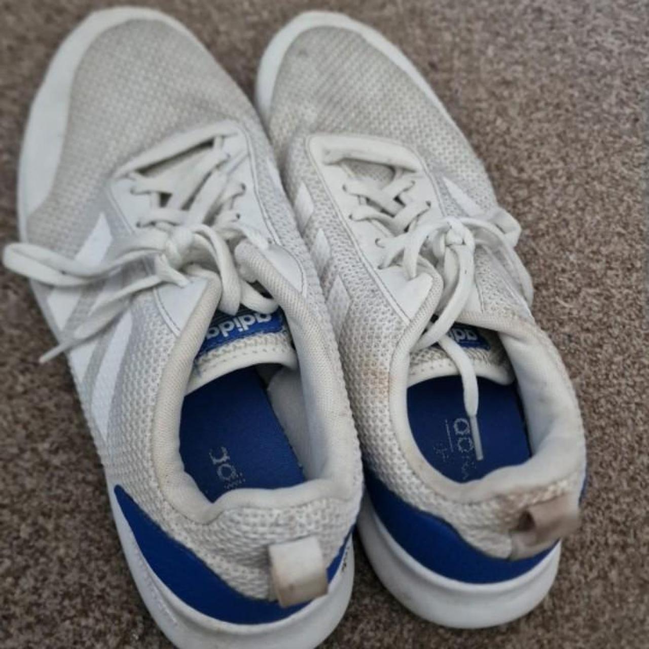 ADIDAS SIZE 9, WHITE - Depop