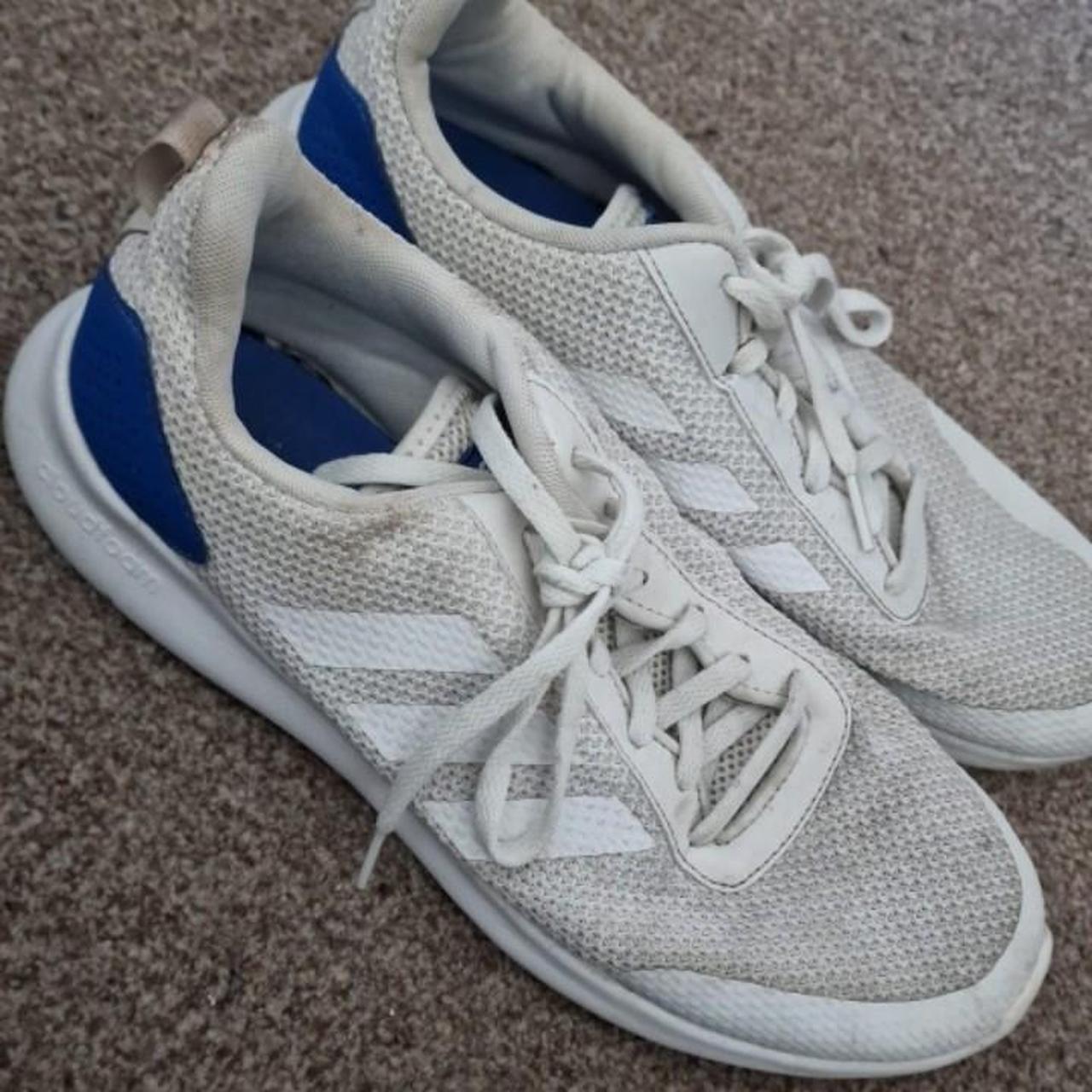 ADIDAS SIZE 9, WHITE - Depop