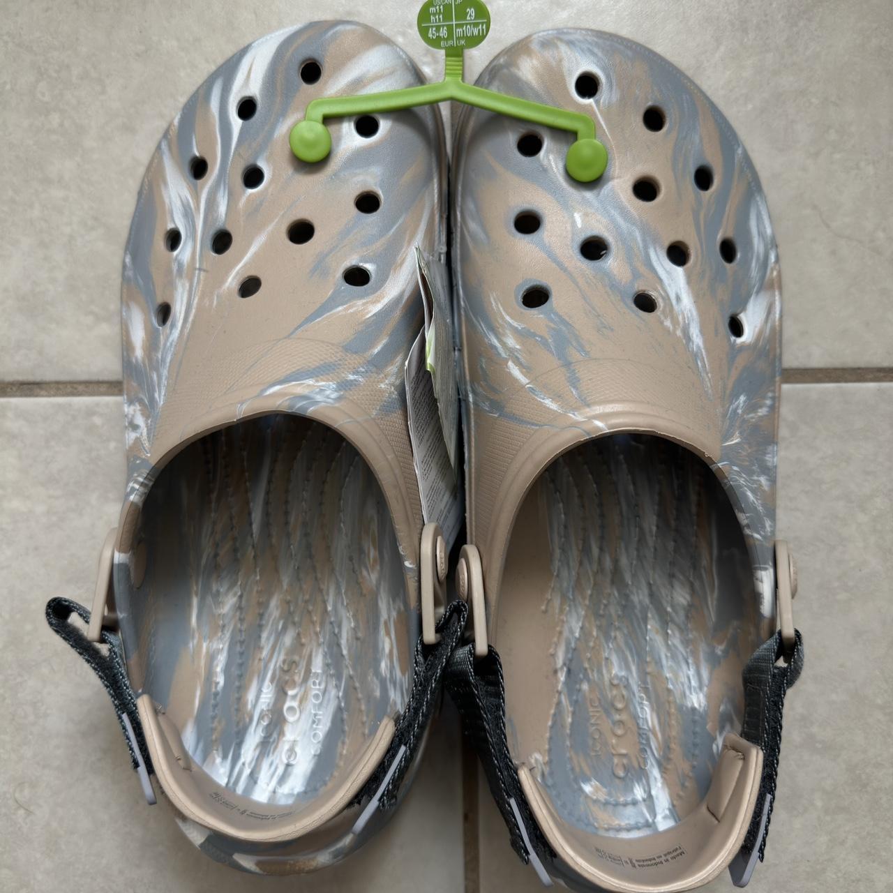 Mens size 11 all terrain marbled Crocs 🐊 #Crocs... - Depop